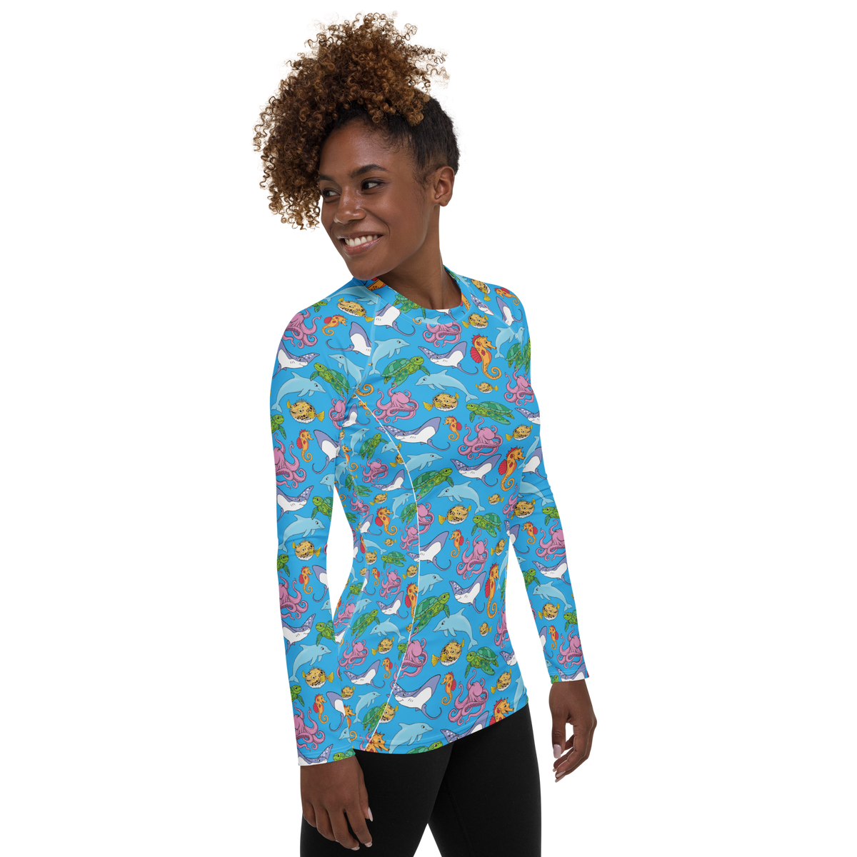 Happiest Ocean Women’s Rash Guard | Scuba Sisters