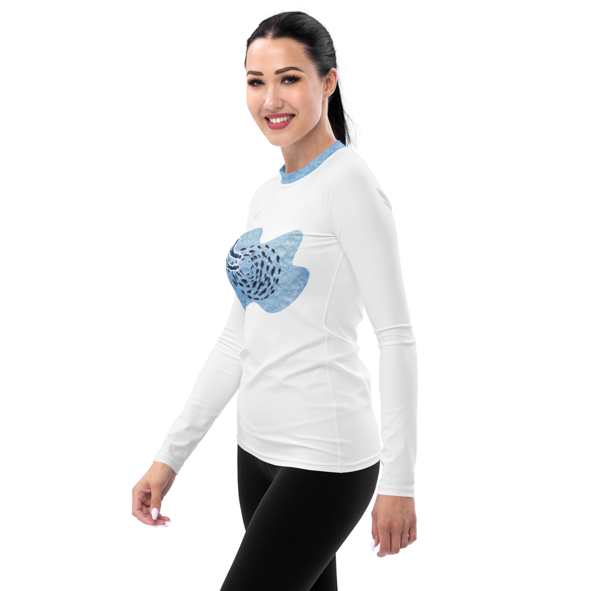 Swirly Fish Buddies Women's Rash Guard | Scuba Sisters